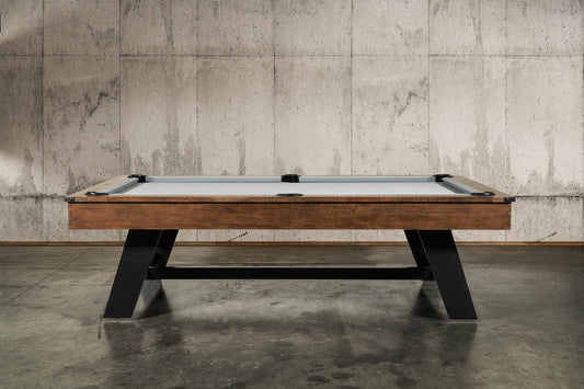 Nixon Hunter Slate Pool Table in Brushed Walnut | The Family Game Room